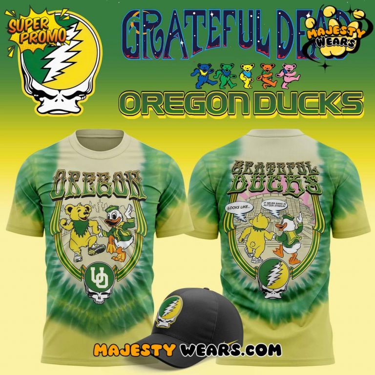 Oregon Ducks x Grateful Dead Day Special Tee - MajestyWears
