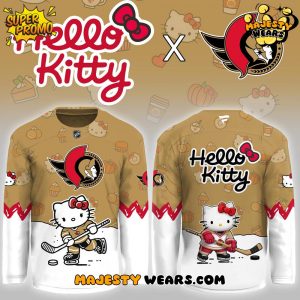 Ottawa Senators x Hello Kitty Special Edition Hockey Jersey - MajestyWears