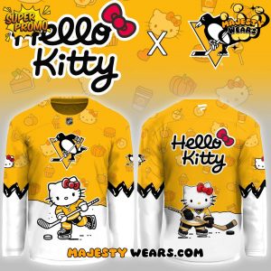 Pittsburgh Penguins x Hello Kitty Special Edition Hockey Jersey ...