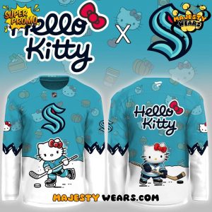 Seattle Kraken x Hello Kitty Special Edition Hockey Jersey - MajestyWears